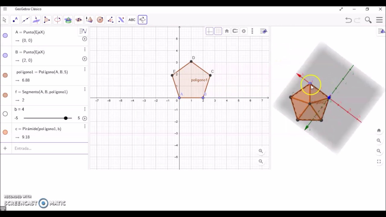 Tutorial Pirámide En Geogebra 3d Youtube