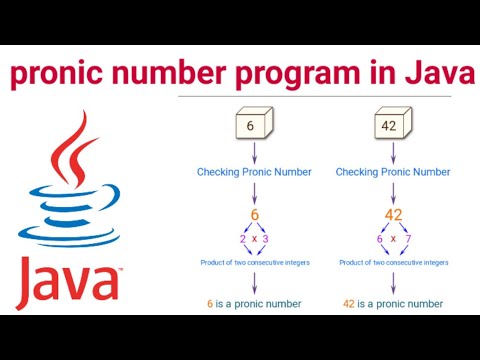 Pronic Number Program In Java Youtube