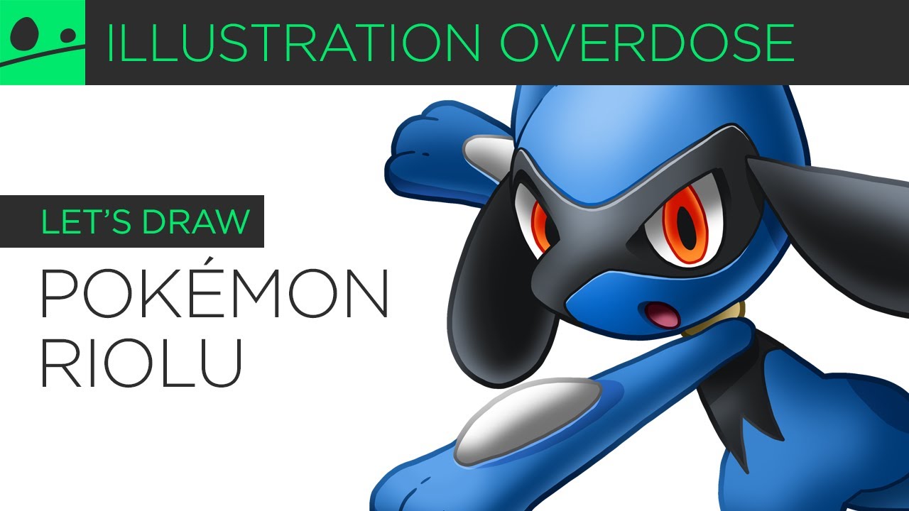 Let S Draw Pokemon 447 Riolu Youtube