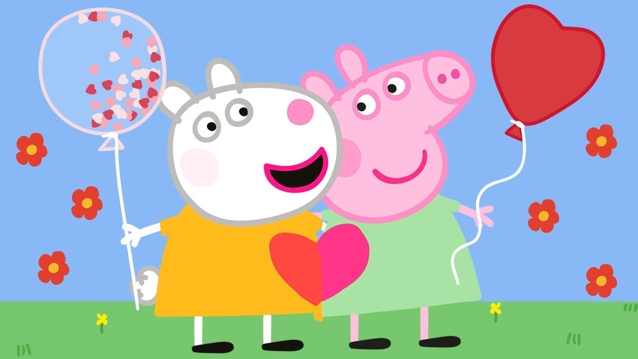 Love Friends Peppa Pig And Suzy Sheep Valentine S Day Special Family