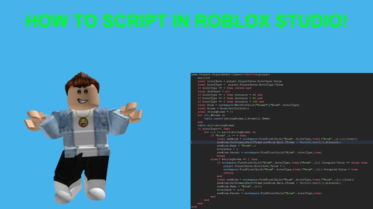 Learn How To Script In Roblox Studio Part 1 Youtube