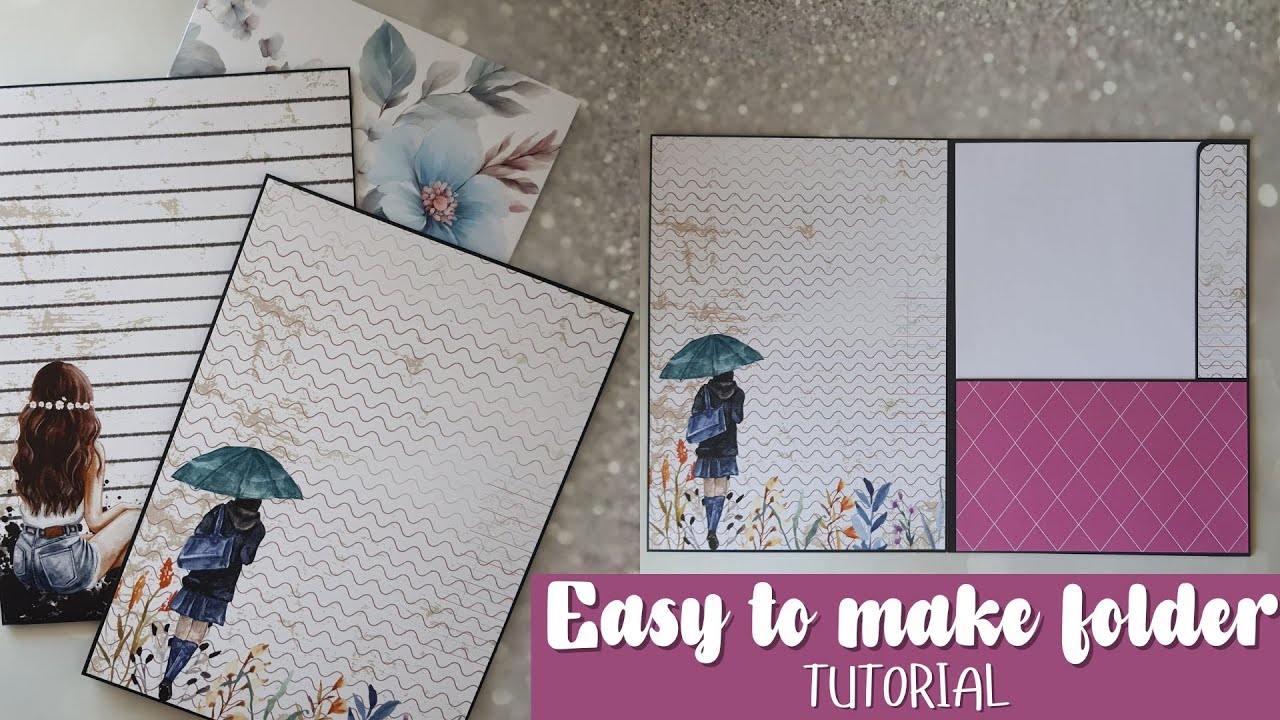 Easy To Make Folder Step By Step Tutorial Youtube