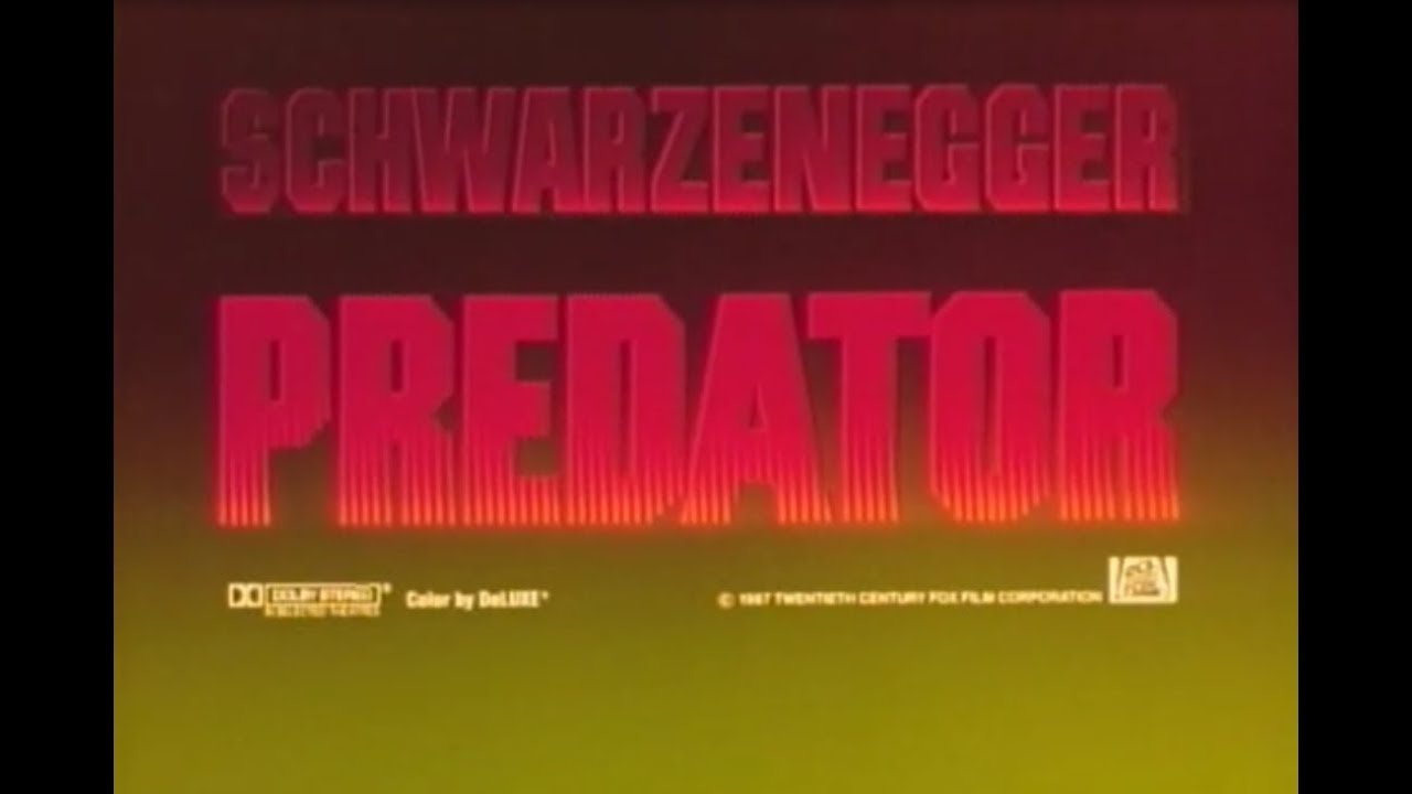 Predator 1987 Official Trailer Youtube