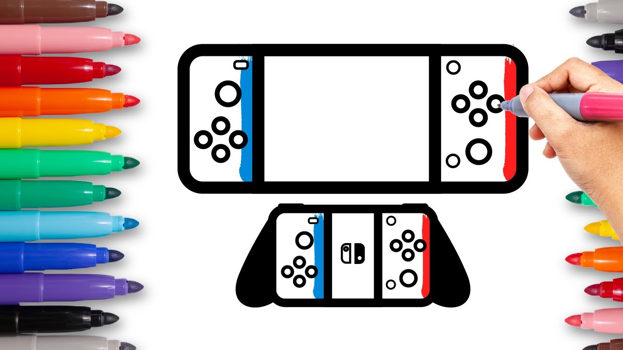 How To Draw A Nintendo Switch Easy Youtube – Postgray