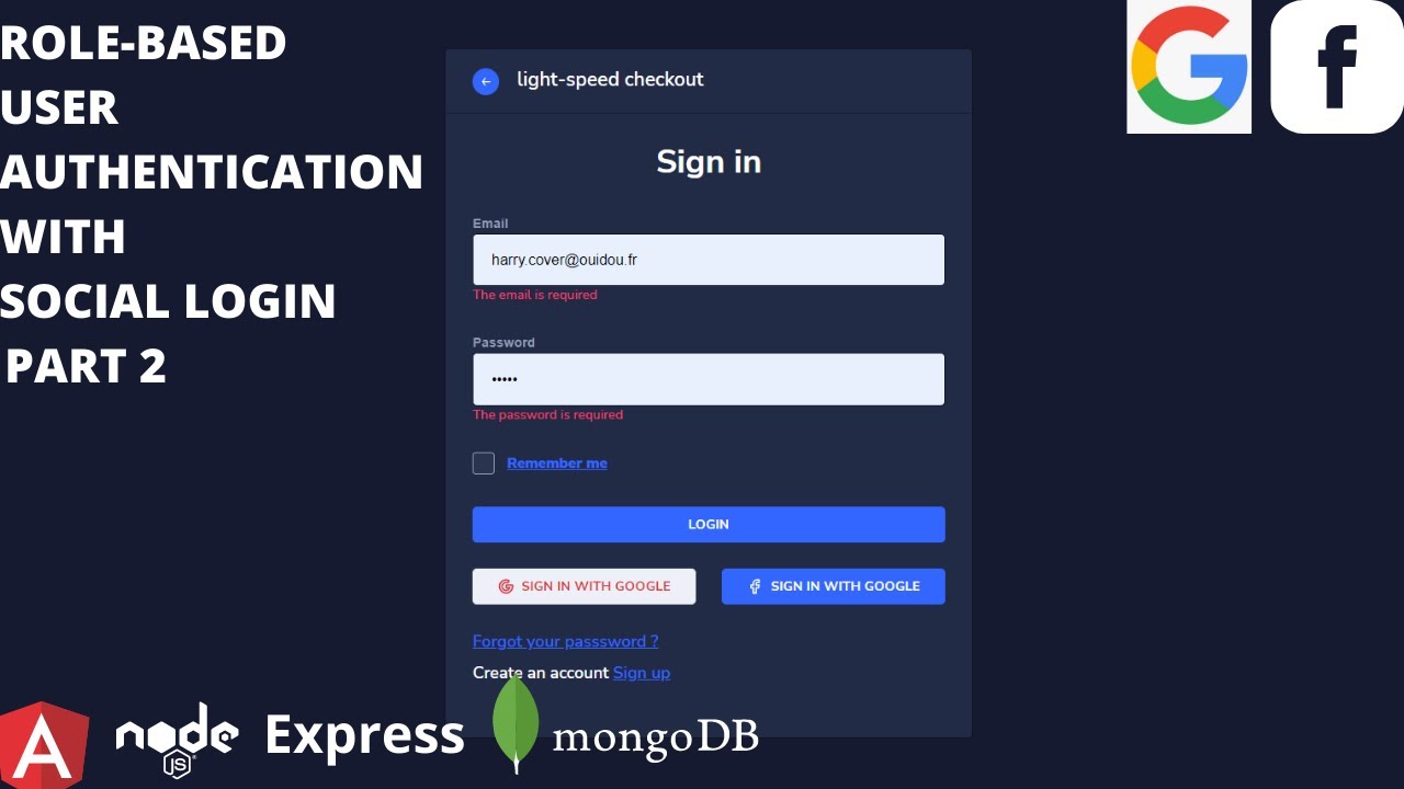 Mastering User Authentication In Angular With Node Js Mongodb