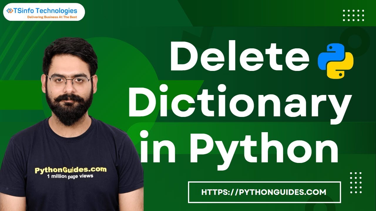 How To Delete A Dictionary In Python Youtube