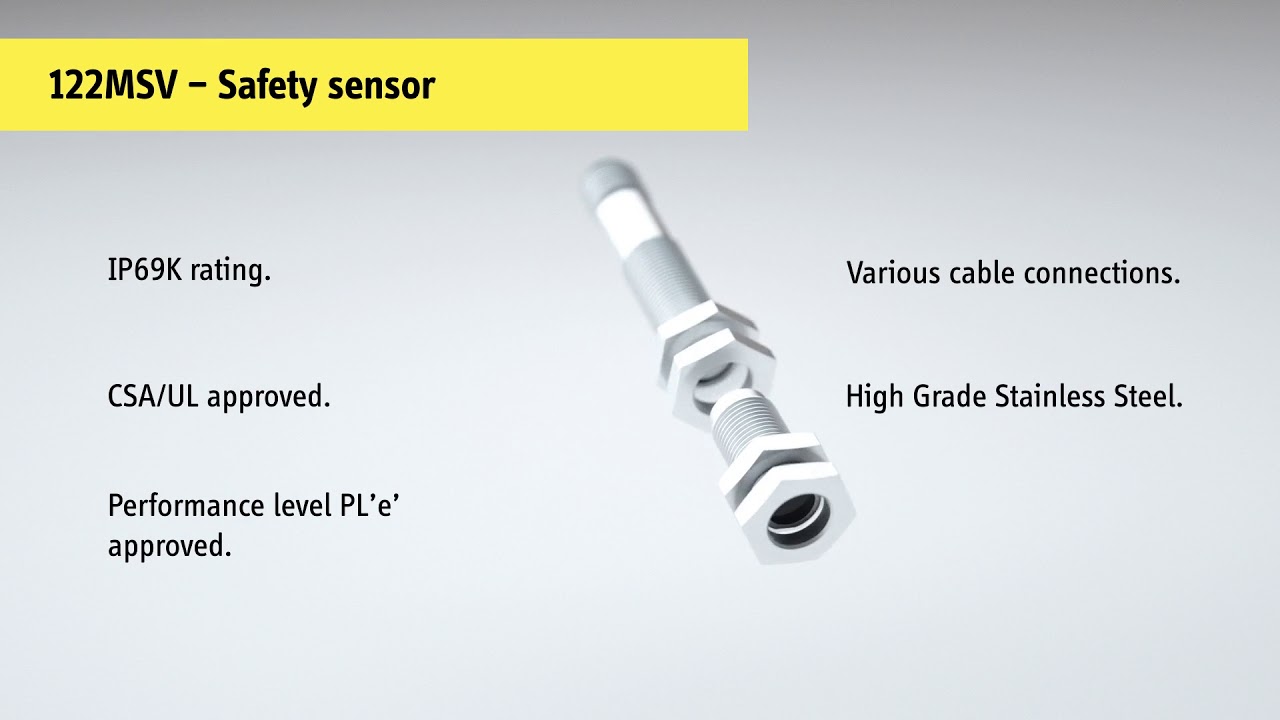 Machine Safety Elobau Safety Sensor 122msv Youtube
