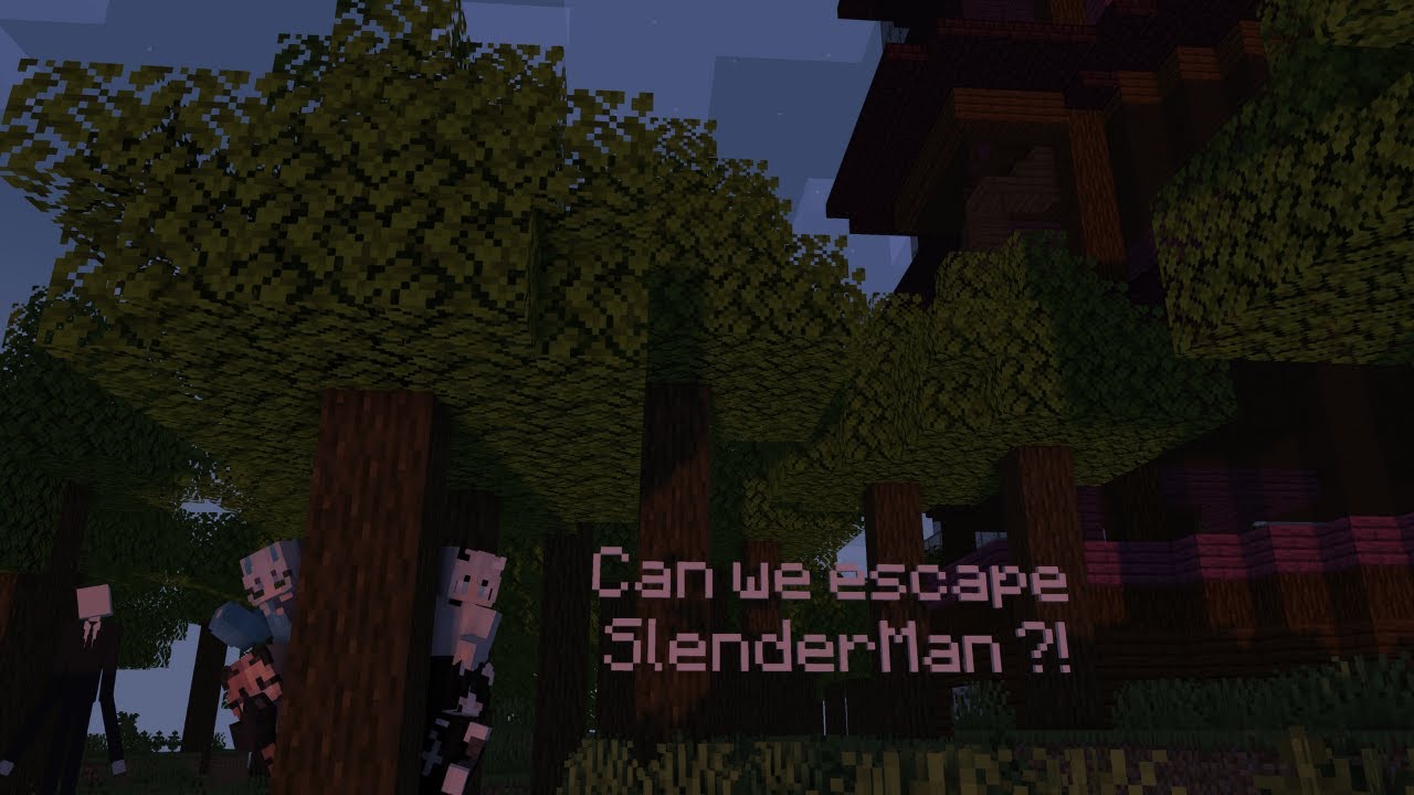 Can We Escape Slenderman In Minecraft Youtube