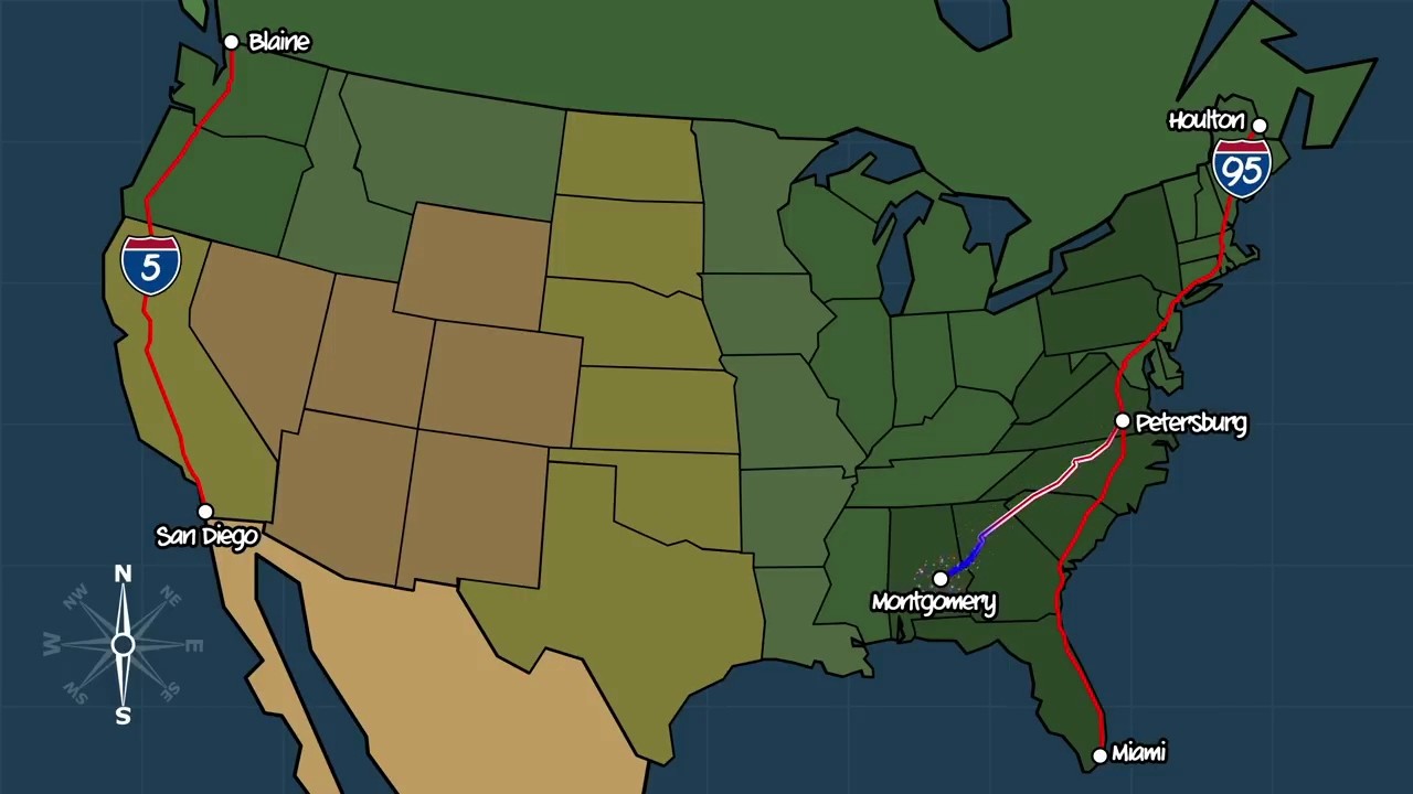 How U S Interstate Numbers Work