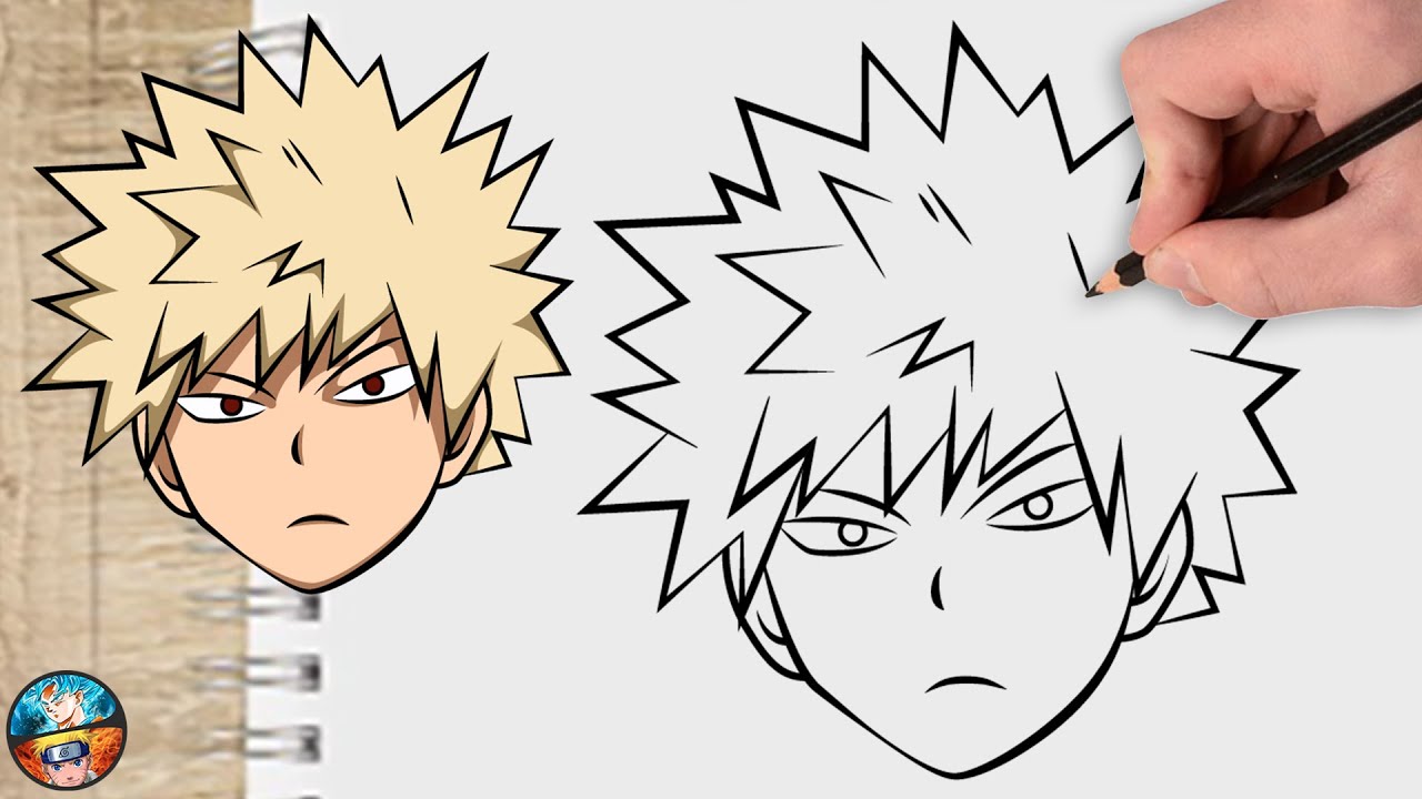 How To Draw Bakugo Katsuki Boku No Hero Academia Easy Step By Step