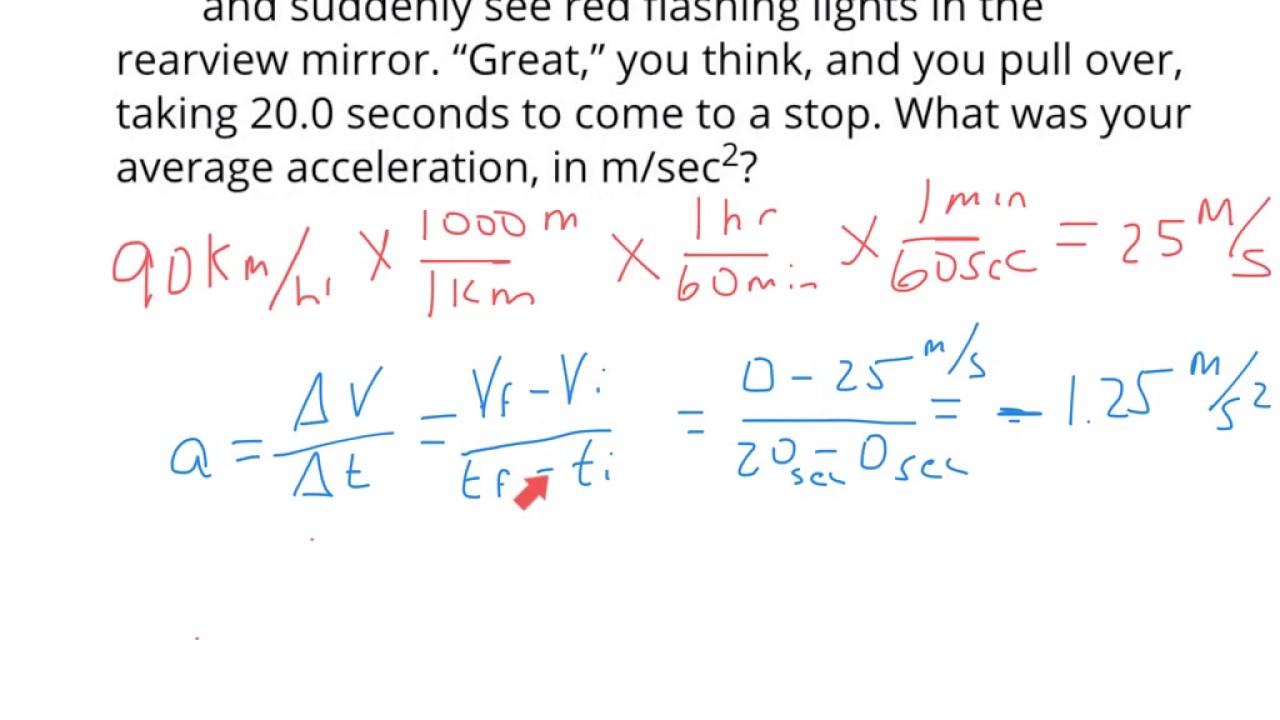 Speed Velocity And Acceleration Problems Free Worksheets Printable