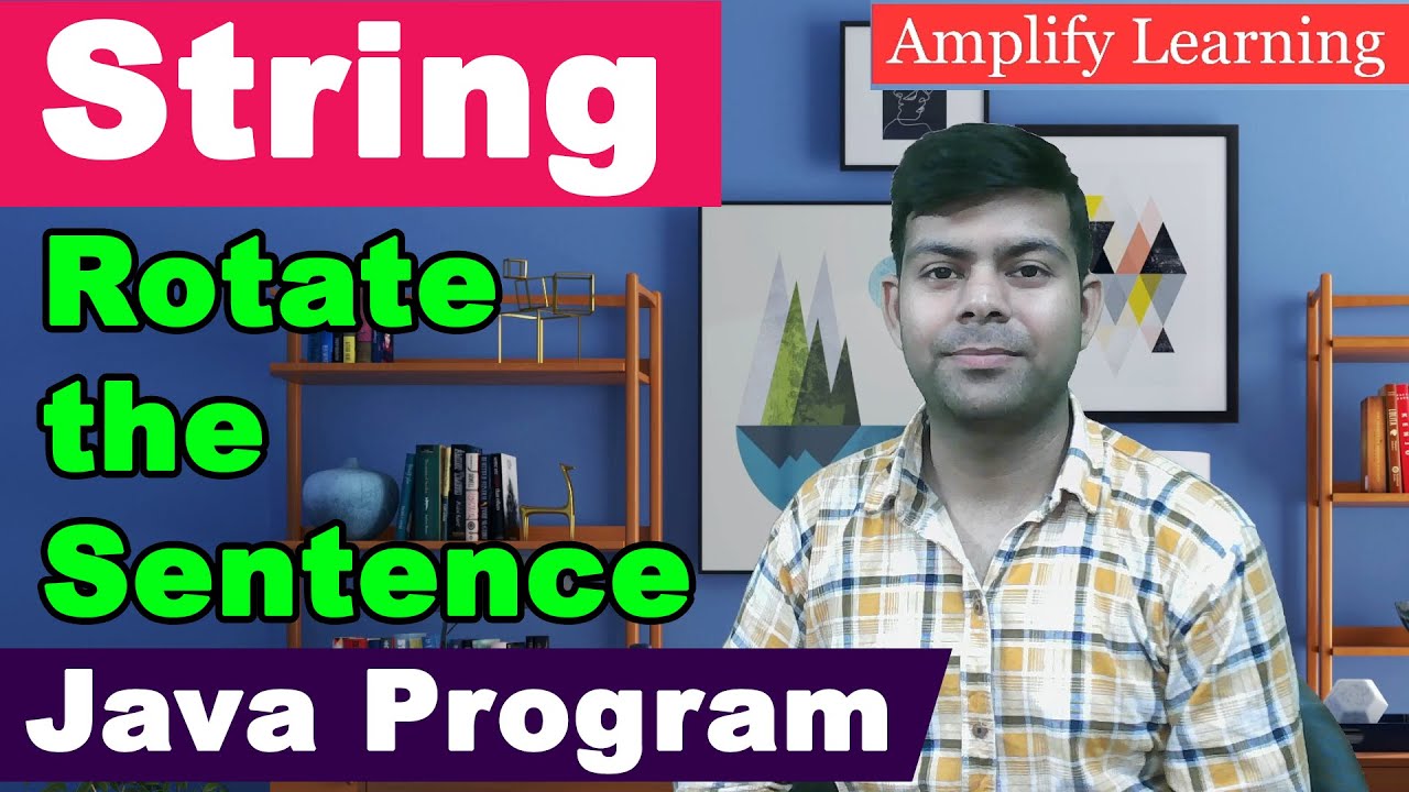 Rotate The Sentence String Java Program Icse Isc Class 10 11 12