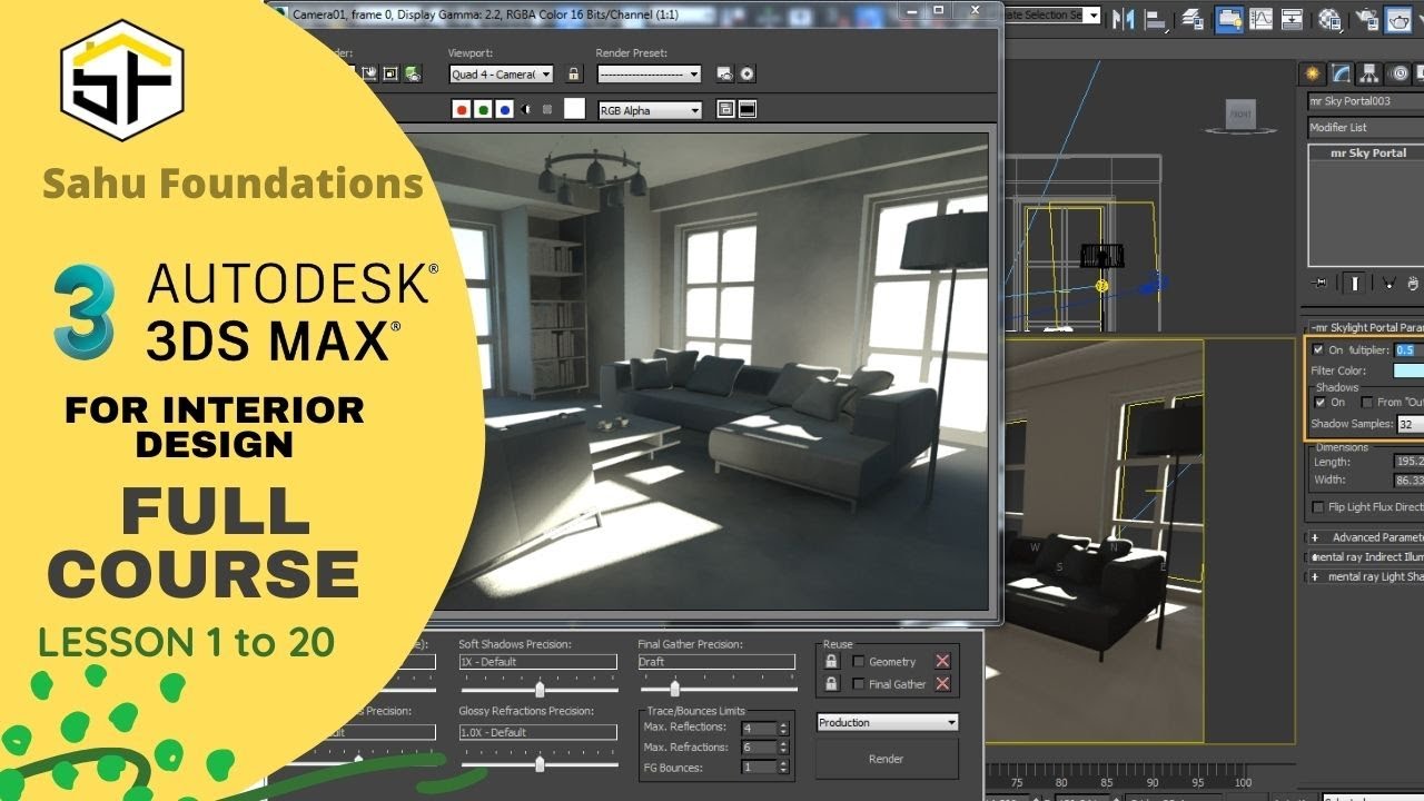 Learn 3d Max Tutorial In Hindi For Beginner Lesson 1 To 20 3ds Max