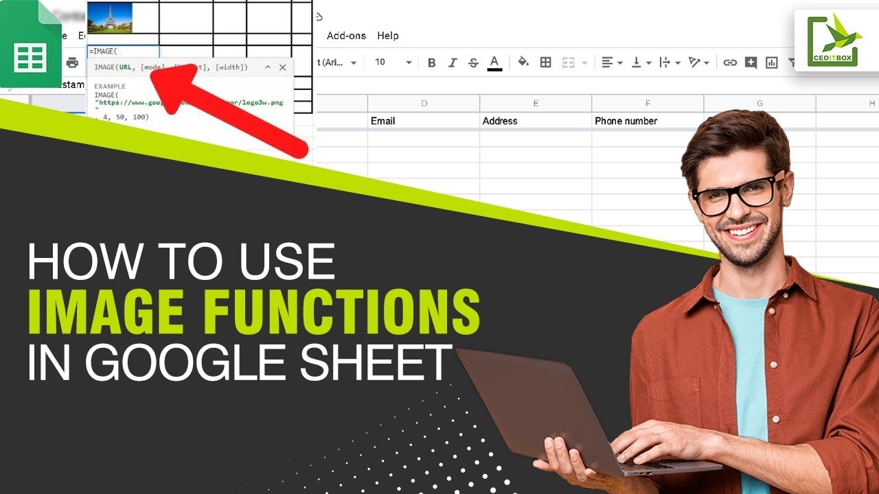 How To Use Image Functions In Google Sheet ग गल श ट म इम ज