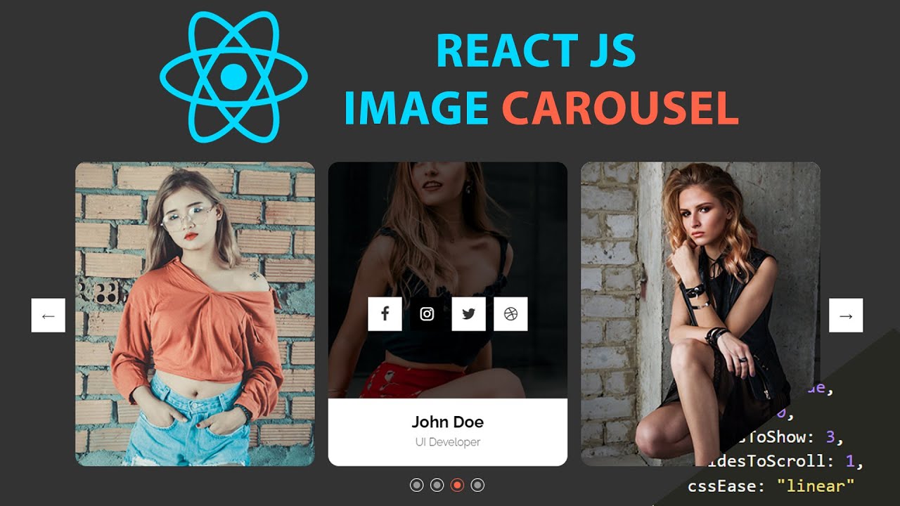 Build An Image Slider Carousel With React Js React Tutorial
