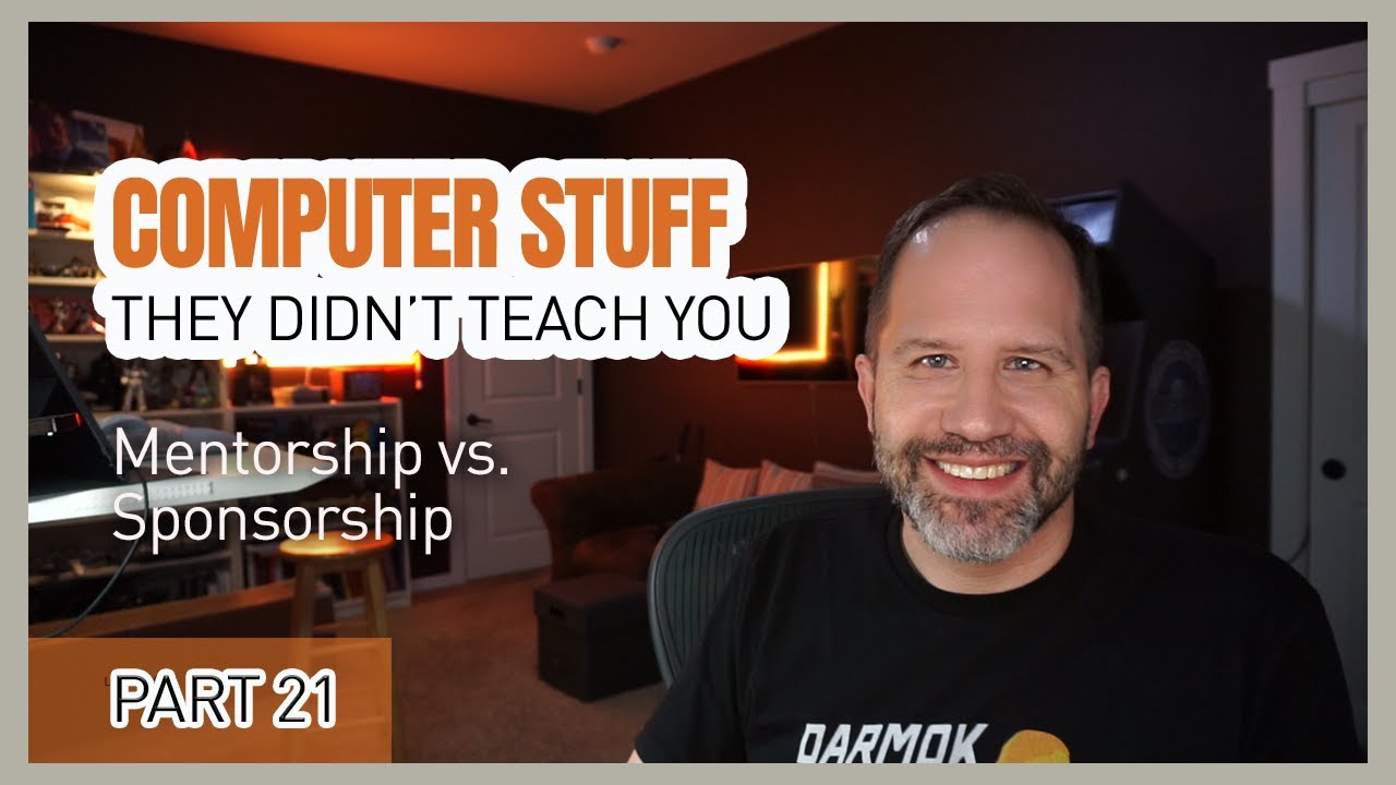 Mentorship Vs Sponsorship Storytelling Computer Stuff They Didn T