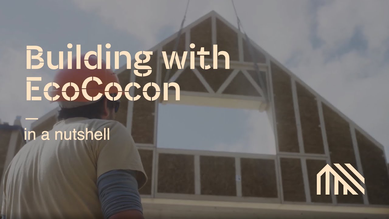 Building With Ecococon Straw Wall System Youtube
