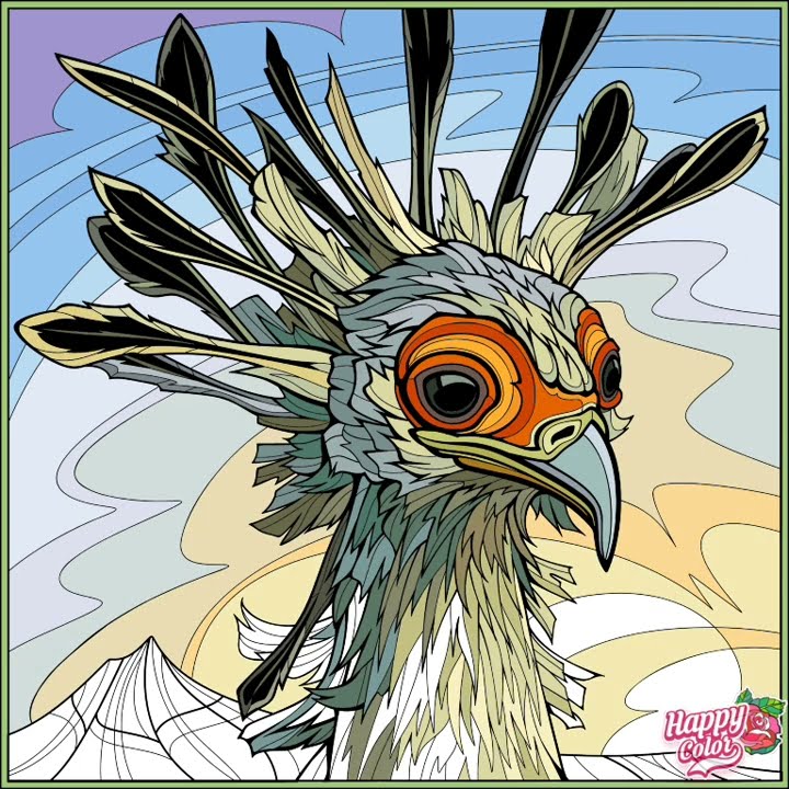 Speedpaint Happy Color Cici As A Queen Peacock Birdie She Being