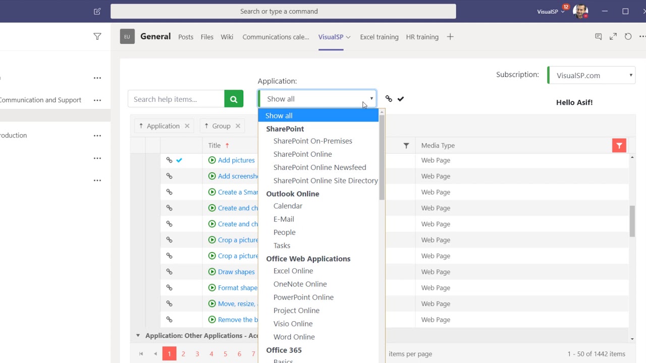 Visualsp App For Microsoft Teams Youtube