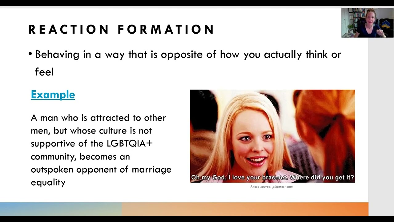Reaction Formation Defense Mechanism