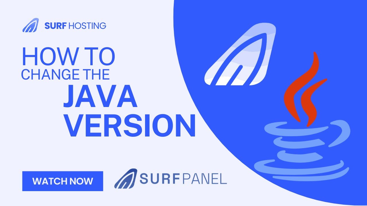How To Change The Java Version On Your Minecraft Server Youtube