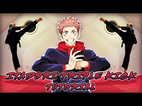 Itadori Triple Kick Tutorial Shorts Anime Jujutsukaisen Itadori