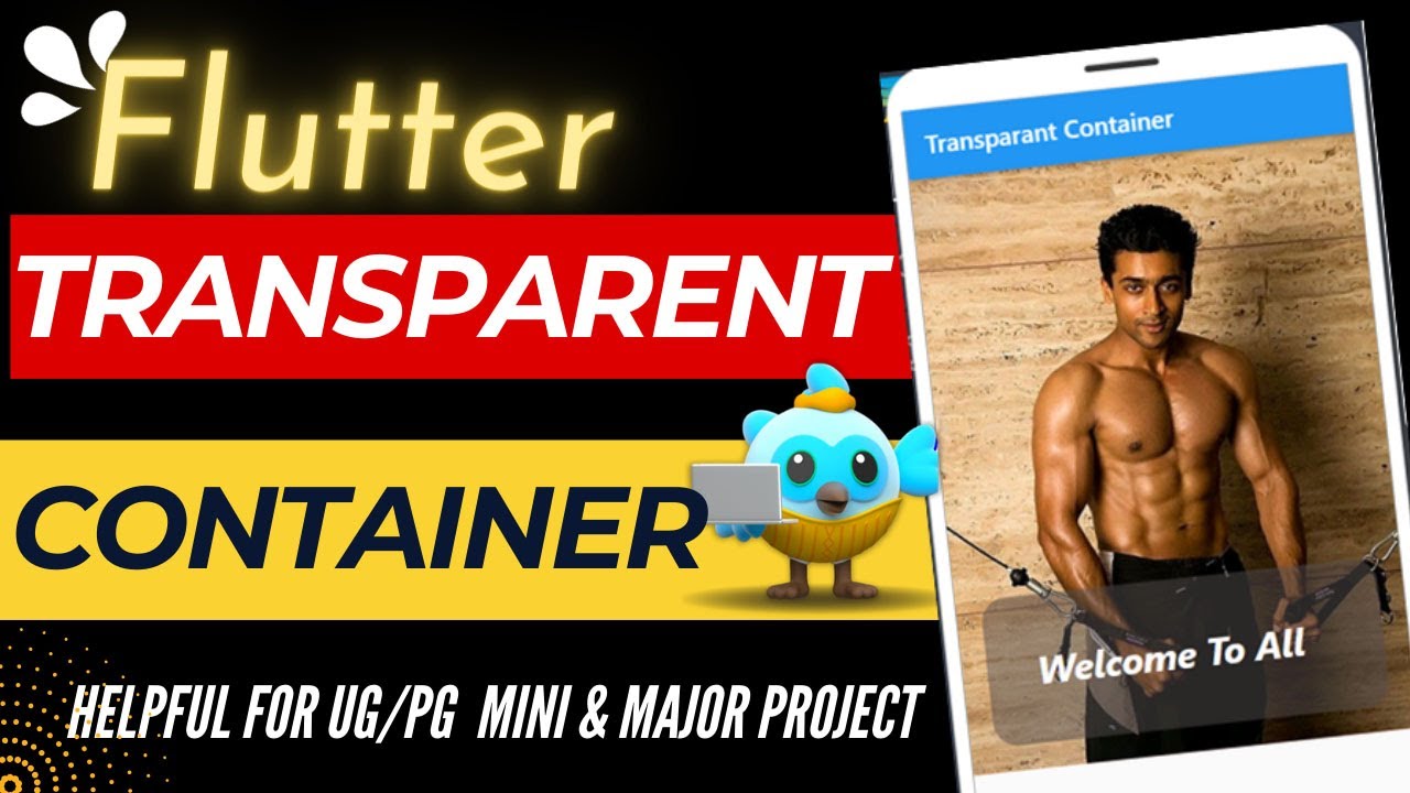 Flutter Transparent Container Widget Youtube