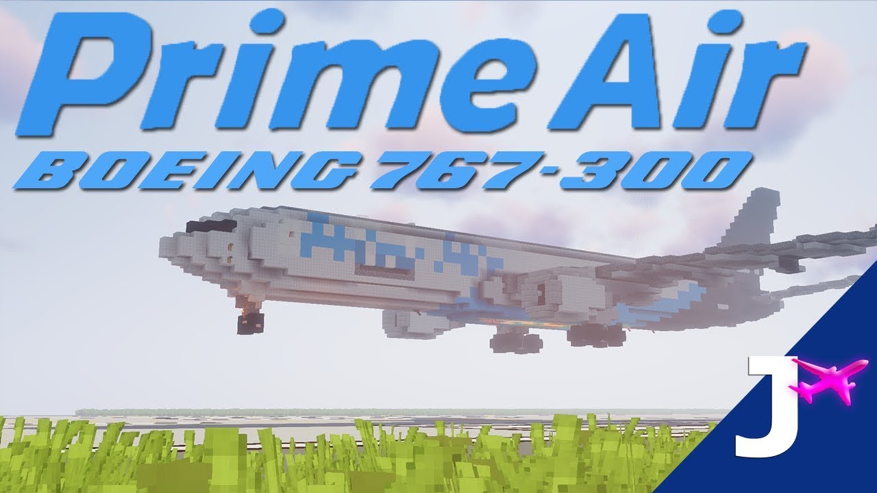 Amazon Prime Air Boeing 767 300f Minecraft Youtube