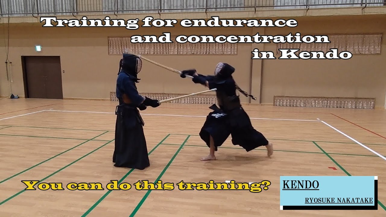Kendo Training Training For Endurance And Concentration In Kendo Youtube