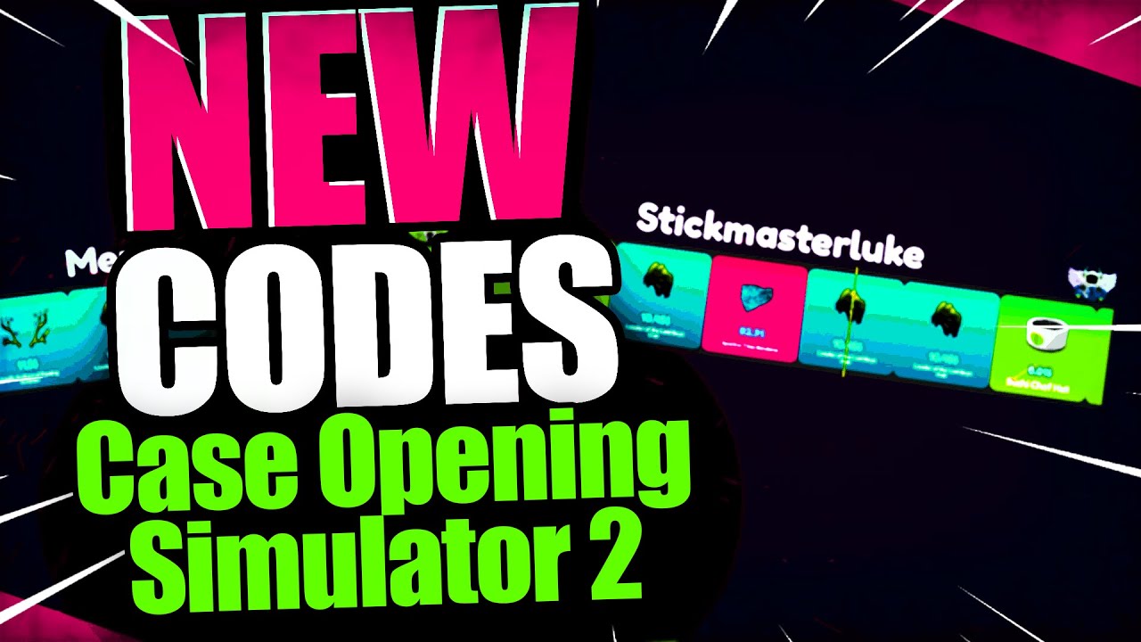 Case Opening Simulator 2 Codes Roblox Case Opening Simulator 2 Code