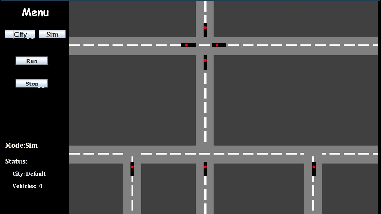Traffic Simulation In Java Youtube