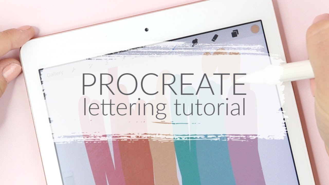 Procreate Lettering For Beginners Ipad Tutorial How To Basics Youtube