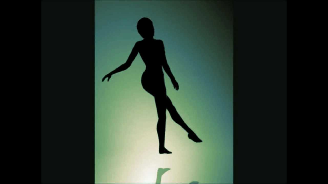 Ballerina Silhouette Optical Illusion
