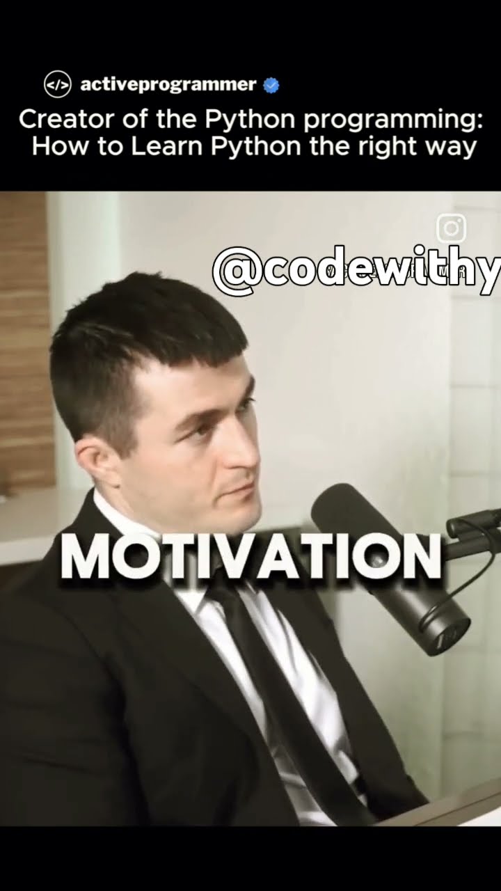 Code Learning Tips From Python Creator Python Pythonprogramming