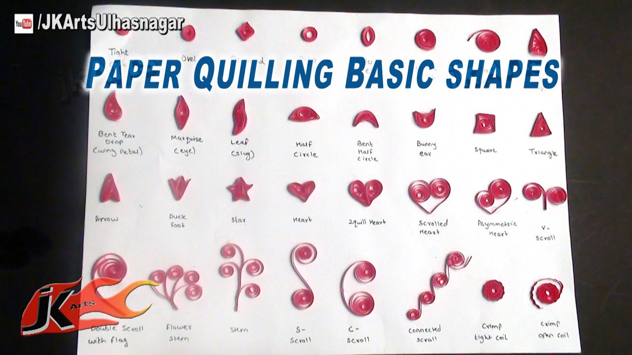 Paper Quilling Basic Shapes For Beginners At Michael Sizemore Blog