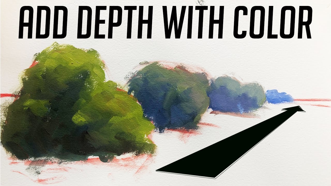 Oil Painting Step By Step Tutorial Creating Depth With Color Youtube