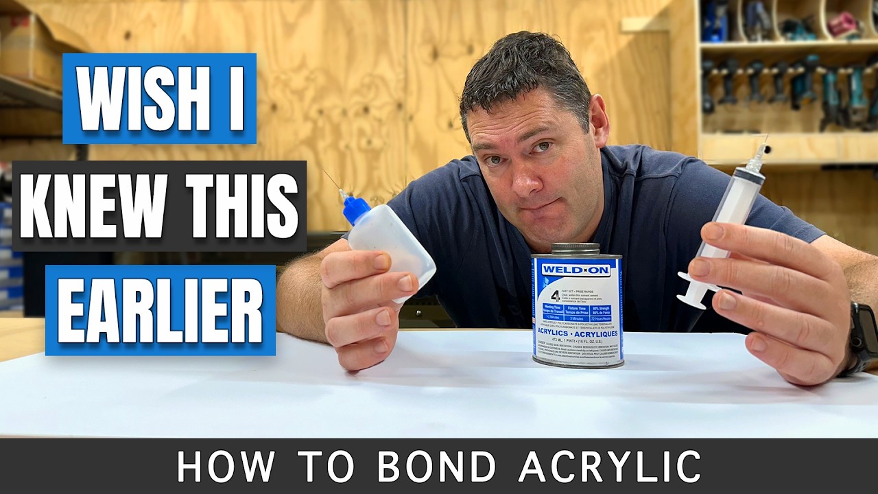 How To Glue Acrylic Easily Without Marks Youtube