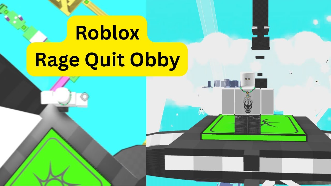 I Made It To Stage 195 Rage Quit Obby Roblox Youtube