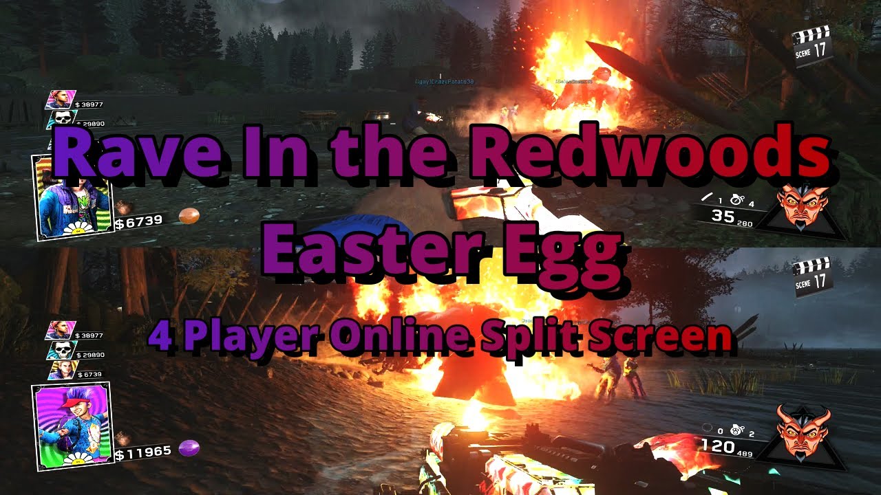 Infinite Warfare Zombies Completing Rave In The Redwood Easter Egg In