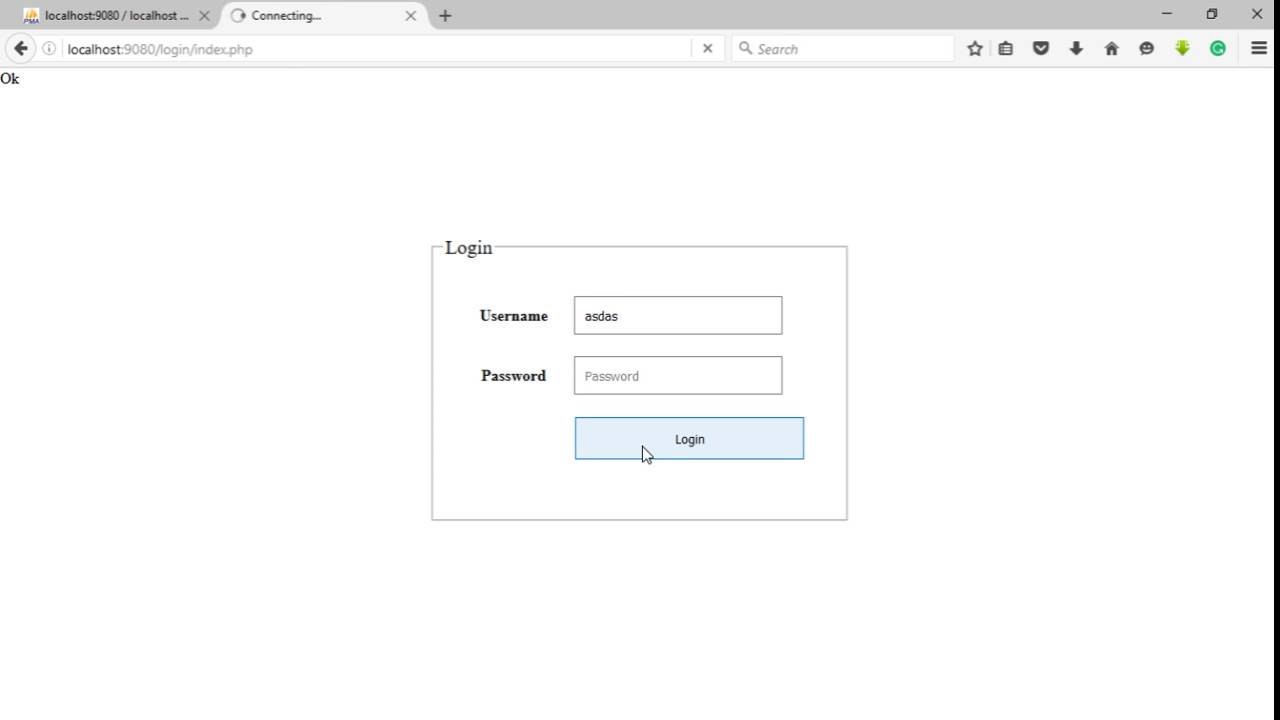 Login Tutorial Procedural Php Youtube