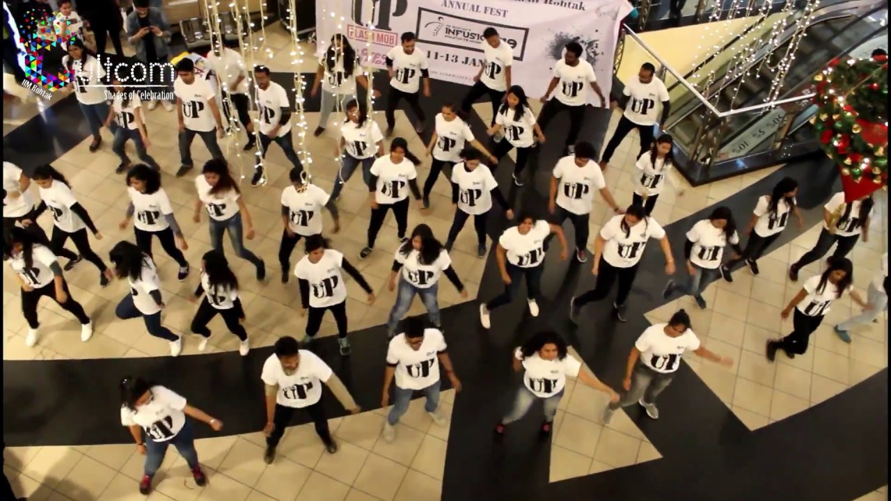 Flash Mob 6 0 The Great India Place Noida Iim Rohtak Youtube