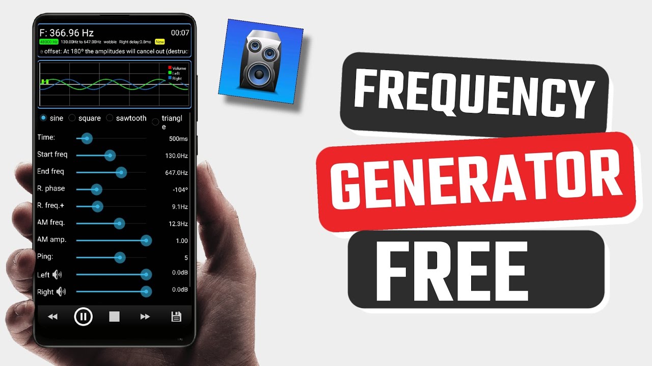 Best Free Frequency Sound Generator App For Android Youtube