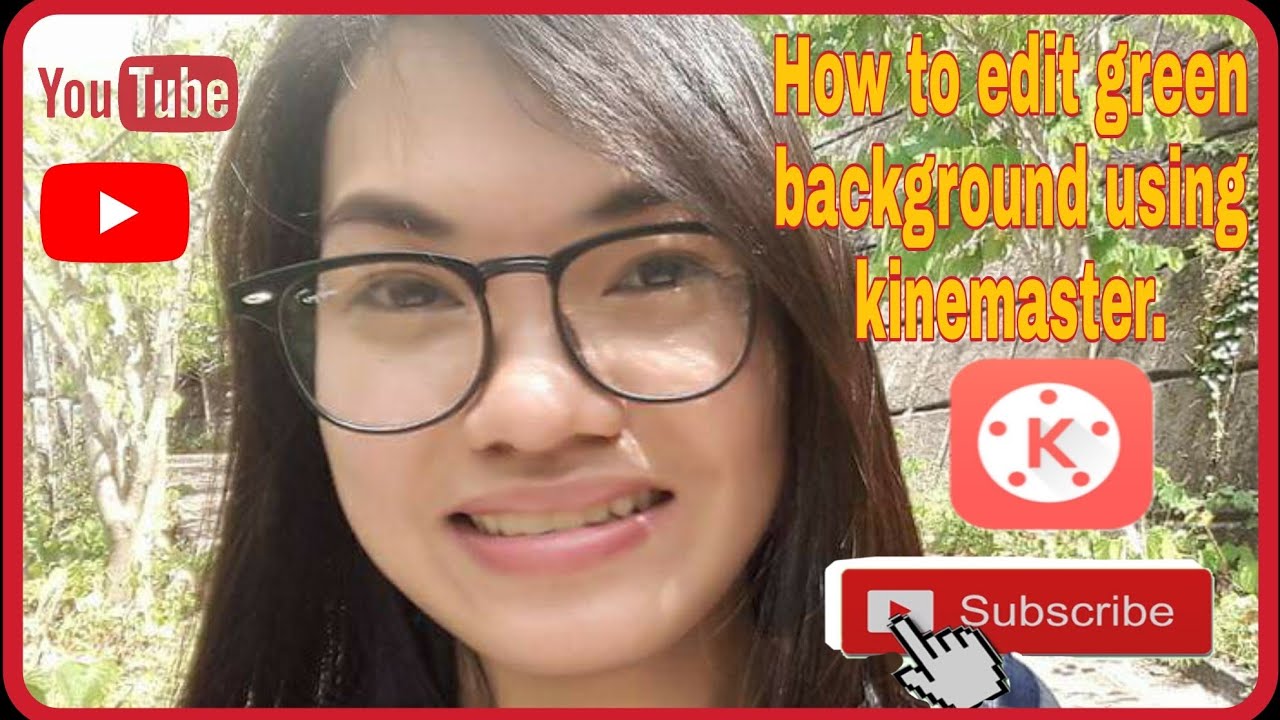 How To Edit Green Background Of Subscribe Button Using Kinemaster
