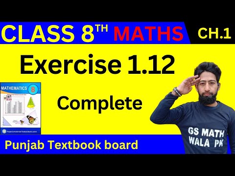 Class 8 Math Chapter 1 Exercise 1 12 Class 8 Math Exercise 1 12 8th
