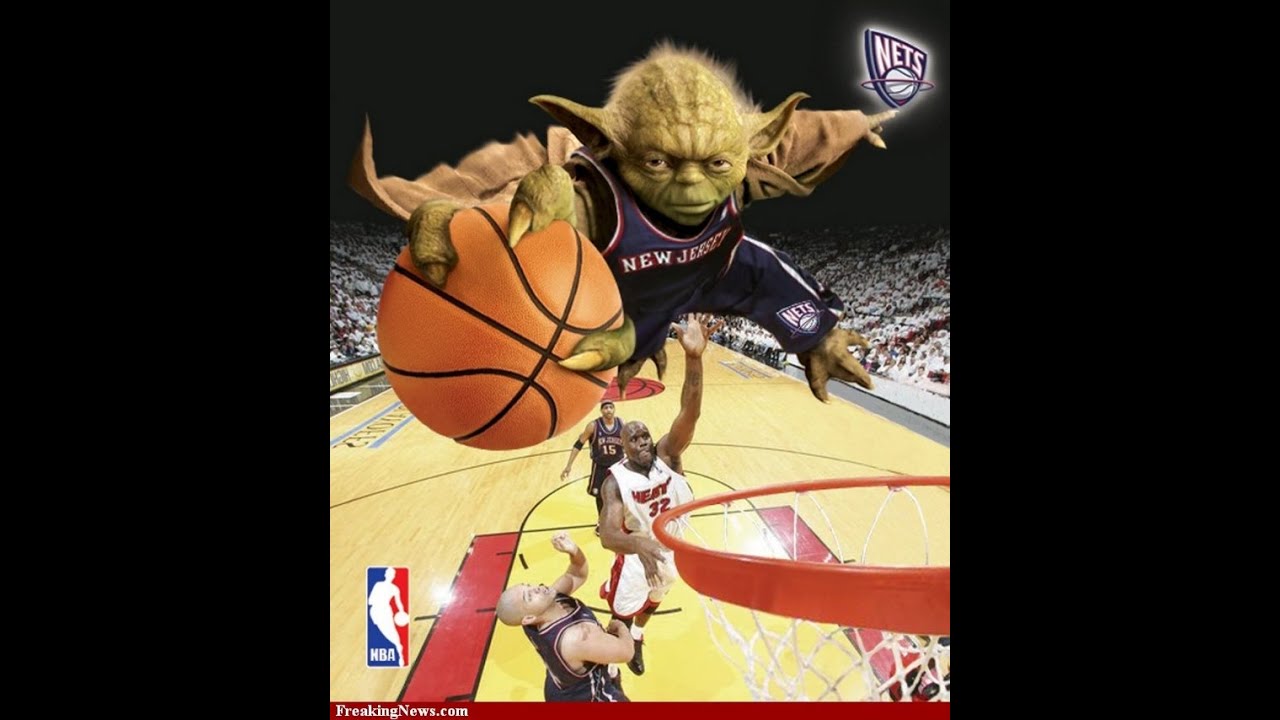 Yoda Dunking On Shaq Youtube