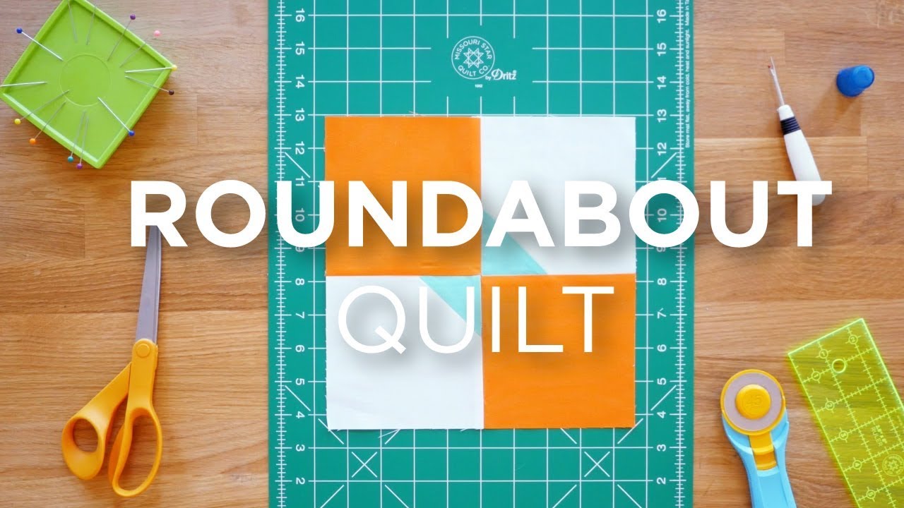 Quilt Snips Mini Tutorial Roundabout Quilt Youtube