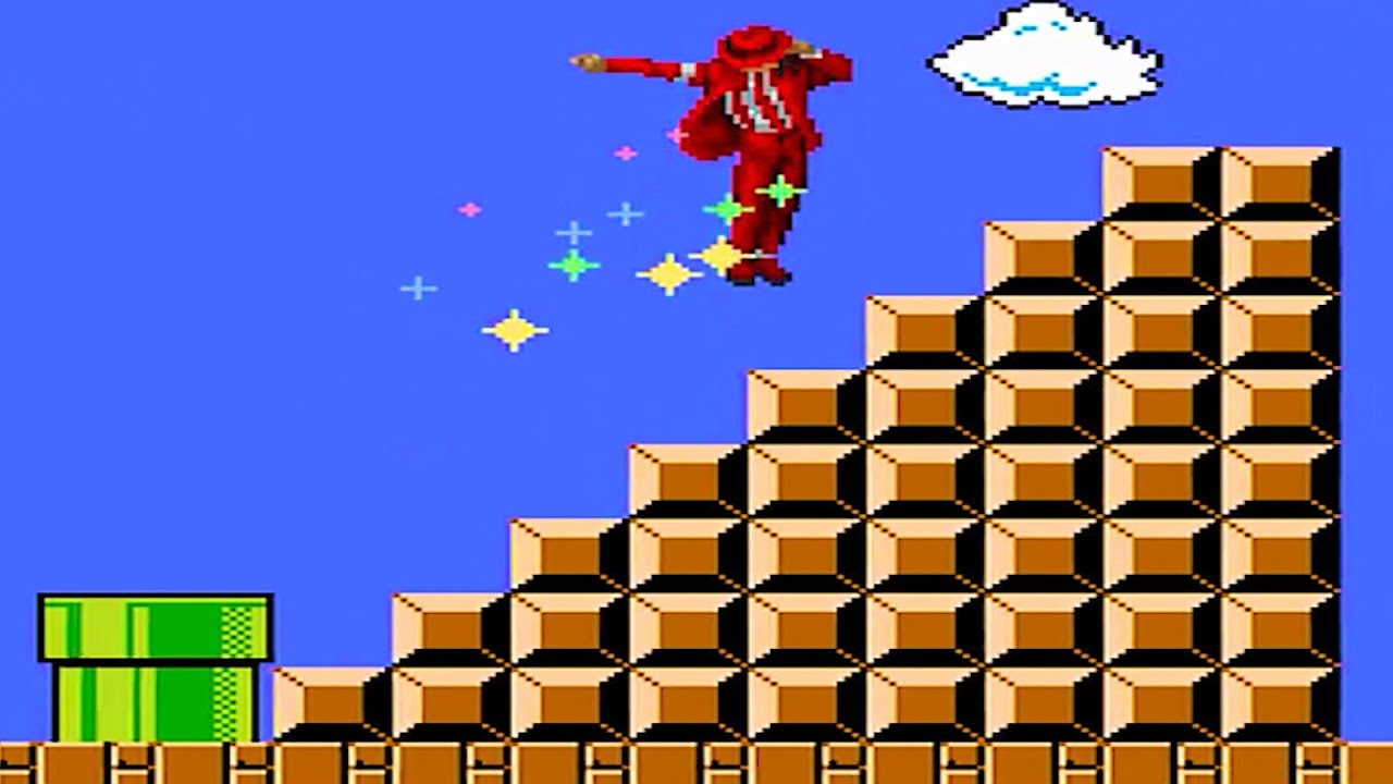 Michael Jackson In Super Mario Bros Youtube