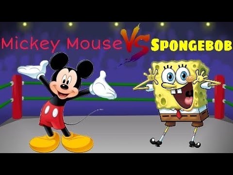 Spongebob Vs Mickey Mouse Beatbox Battle Youtube