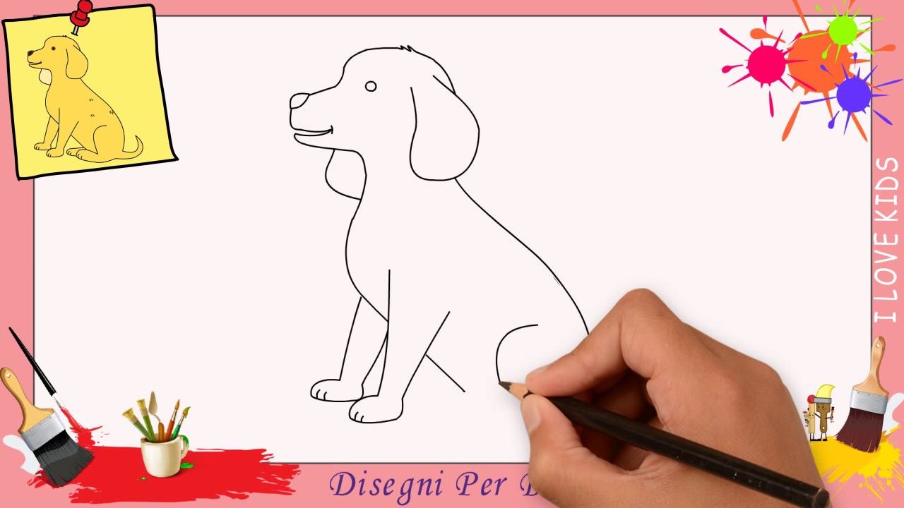 Disegni Di Cane 2 Come Disegnare Un Cane Facile Passo Per Passo Per