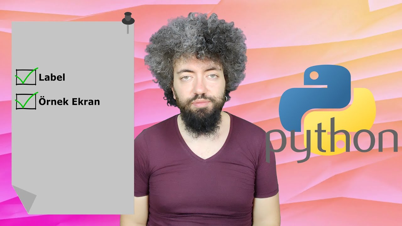 Python Eğitimi 38 Tkinter Gui Label Youtube